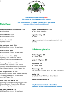 Restaurant – Cox Country Club